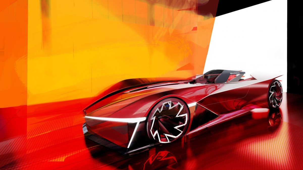 Škoda Vision GT je studie elektrického supersportu, kterou si ...